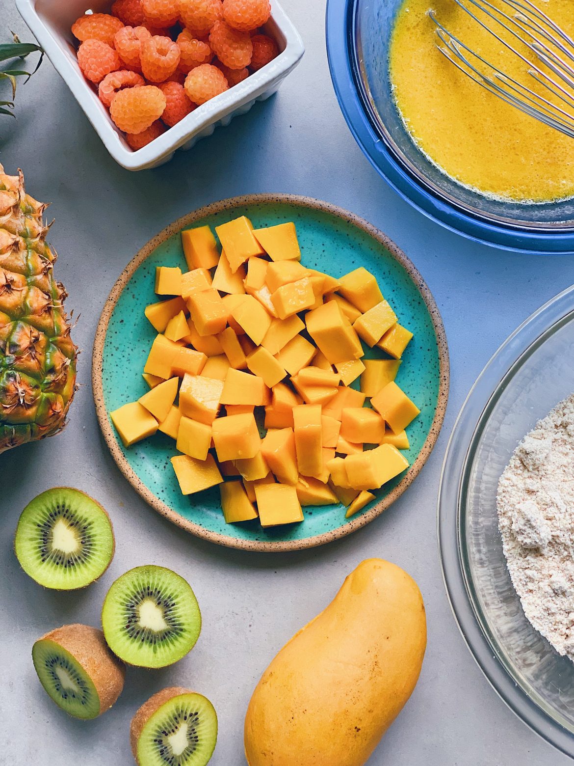 Grain-Free Mango Puffy Waffles - Wu Haus